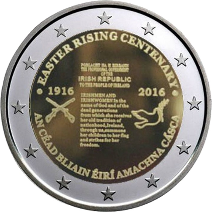 Ireland 2 euros 2016 - 100 Years since the Easter Rising (Uncirculated)