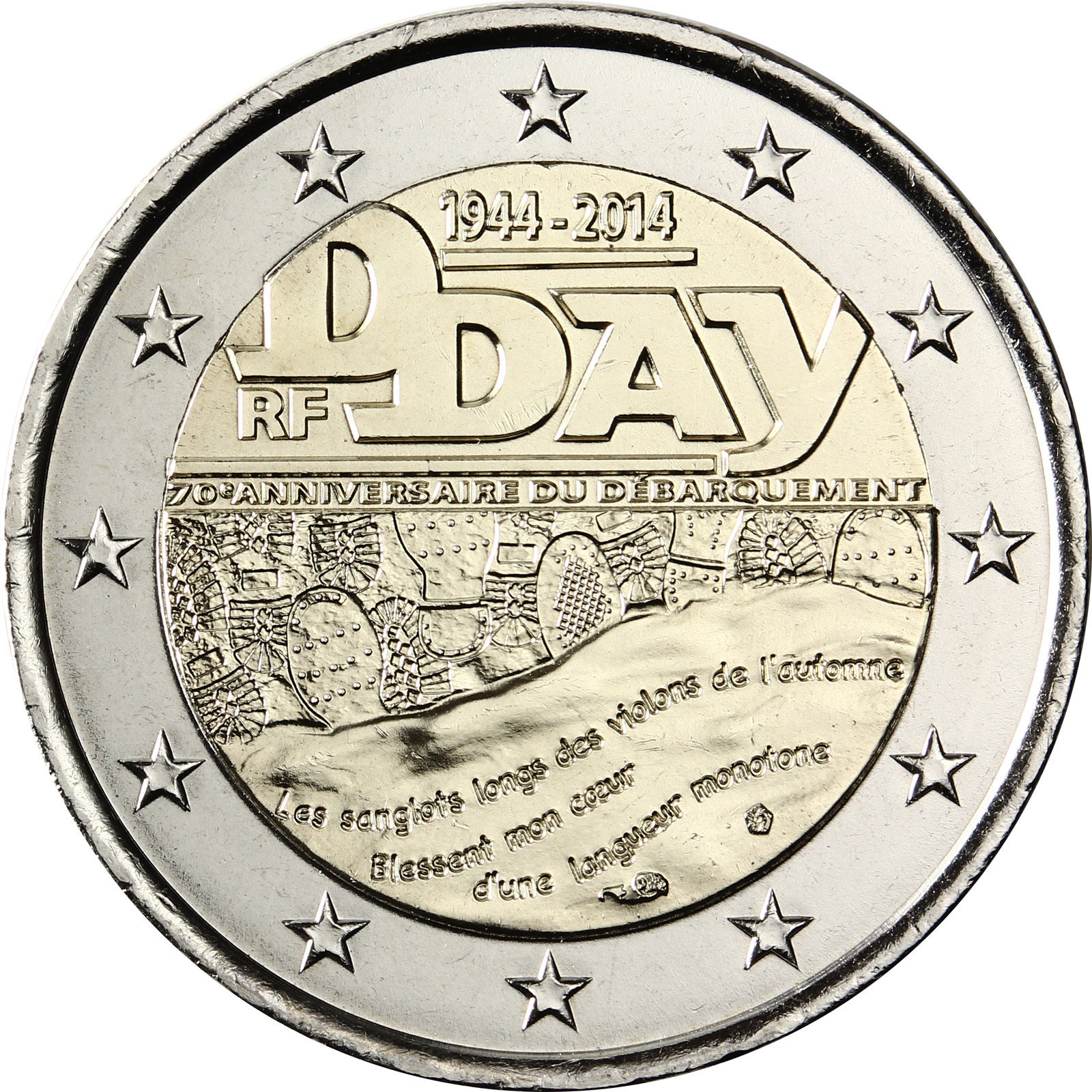 France 2 Euro 2014 70 Years Since D Day eur30346 France 2 Euro 2014 70 Years Since D Day eur30346